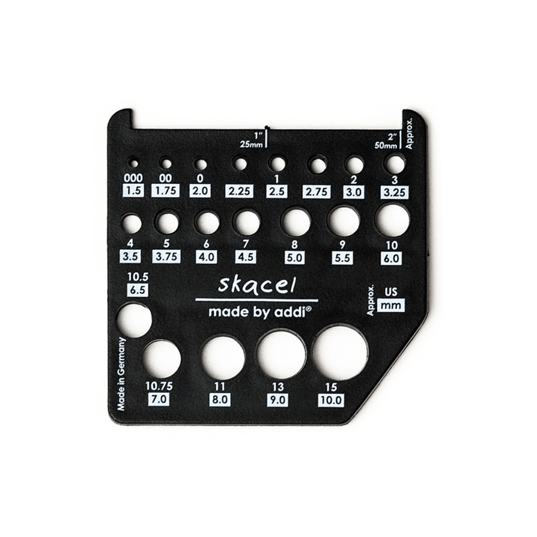 Addi - Black Needle Gauge – The Knitting Loft
