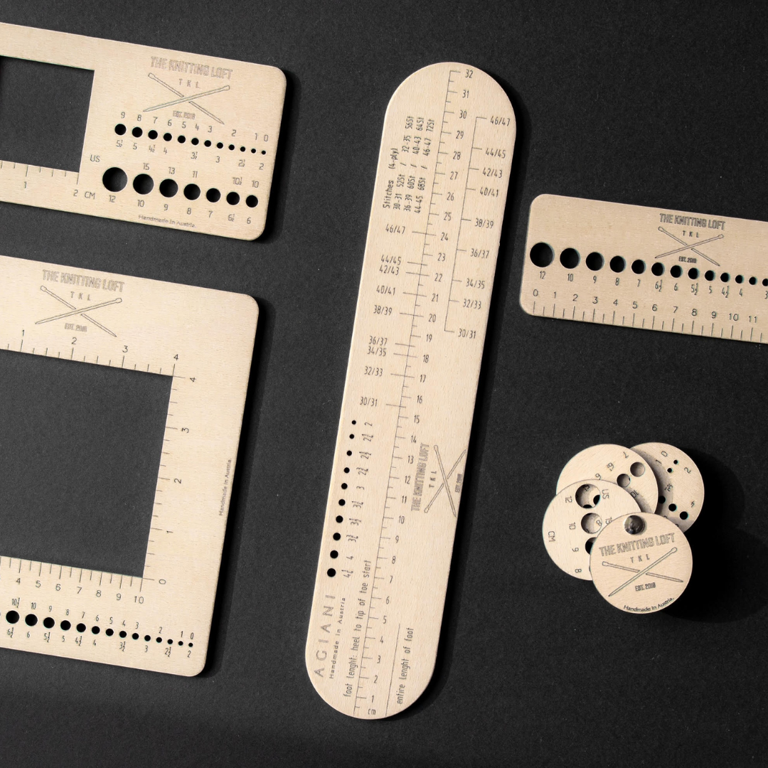 TKL Exclusive Sock Ruler Knitting Tool - Toronto, Canada & Online – The ...